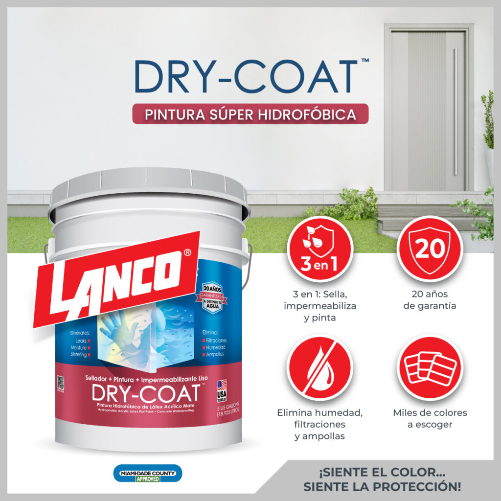 Pintura Impermeabilizante y Sellador: DRY COAT de Lanco